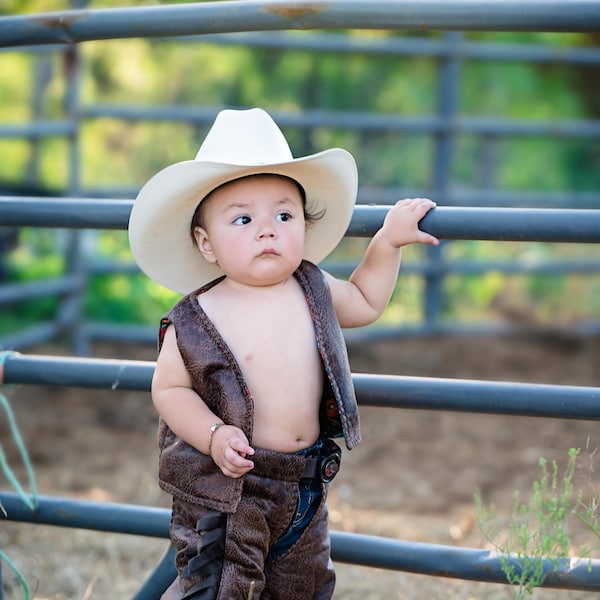 Baby/toddler Western Chaps & Vest Outfit/costume - Etsy
