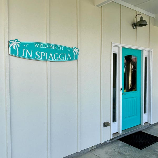 Personalized Custom PVC Sign for Your Beach Home Coastal Retreat ...