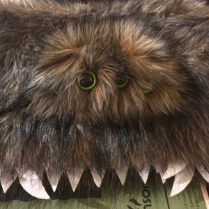 Furry Brown Monster Laptop Sleeve | Etsy