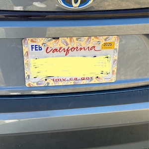 Cherry License Plate Frame, Realistic Cherries License Plate Cover ...