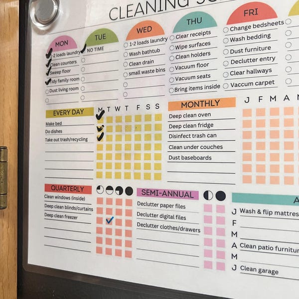 ADHD Decluttering Bundle: 30-day Challenge, Room Checklists (digital ...