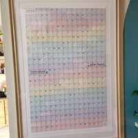 2025 Full Year Calendar | Poster Calendar, Year Planner, Digital ...
