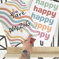 Feelings Emotions Posters | Calm Regulation |kids Educational Wall Art ...