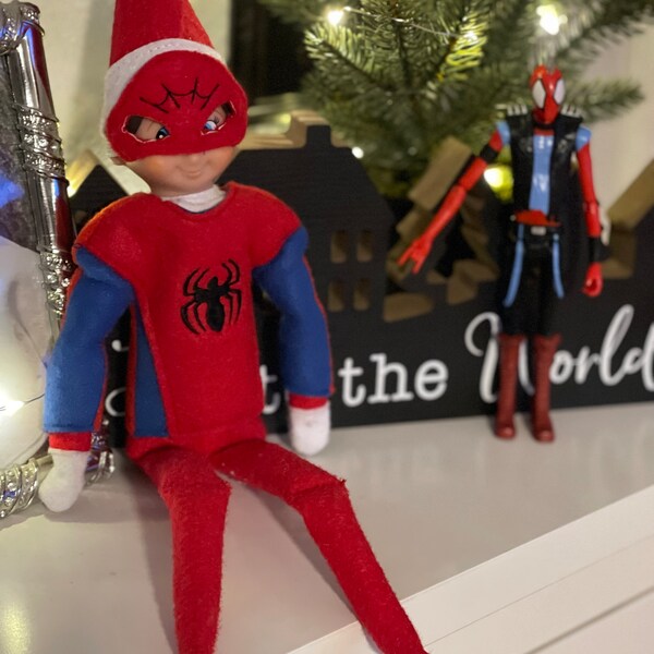 Spider Elf Shirt and Mask, Spider Elf Sweater - Etsy