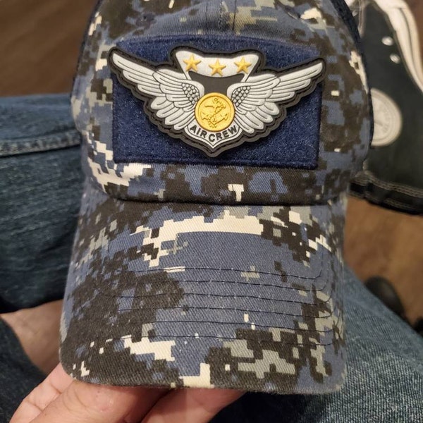 Combat Aircrew Wings PVC Patch - Navy / Marine Corps Enlisted - Colors ...