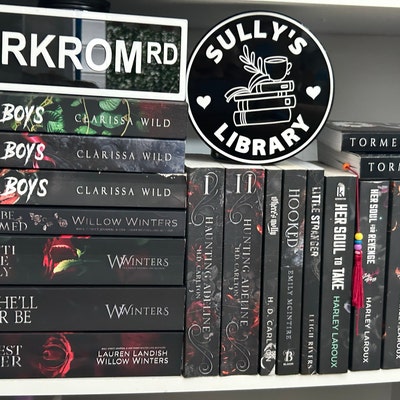 Library Sign Street Sign Book Sign Bookish Decor - Etsy