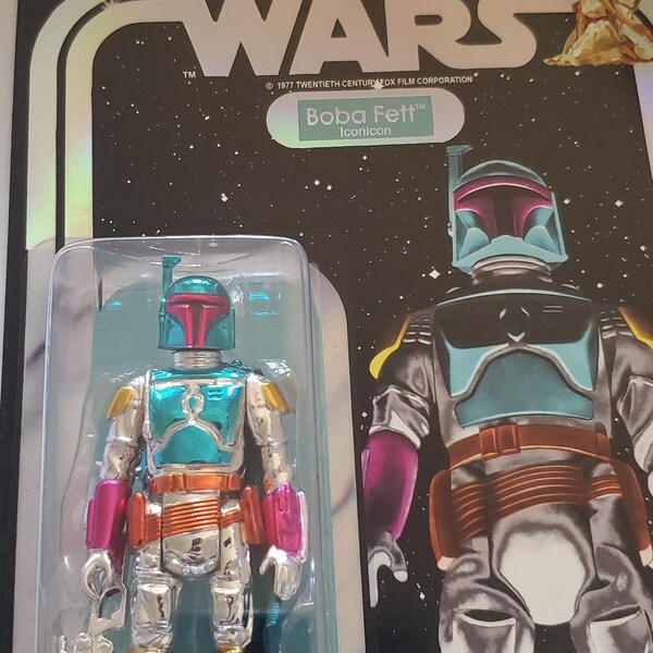 Stan Solo Custom BLEMISHED ESB Boba Fett Action Figure on Card. - Etsy