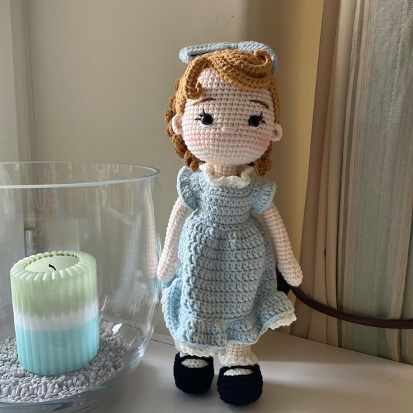 Fairy Tink, Princess Dolls,amigurumi Princess Doll,crochet Princess ...