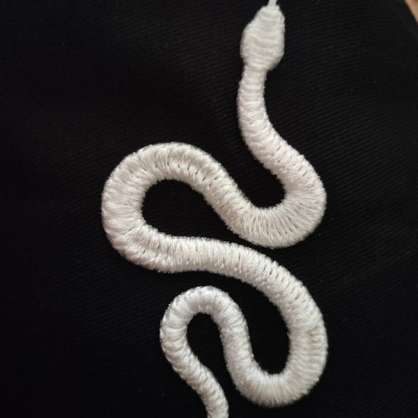 3D Puff Snake Machine Embroidery File Design - 4 X 4 Inch Hoop ...