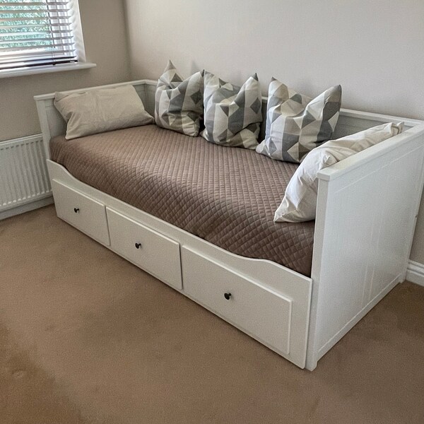 Inch Cream STRIPES CORDUROY Daybed Slip Cover. Set for Daybed: Cover ...