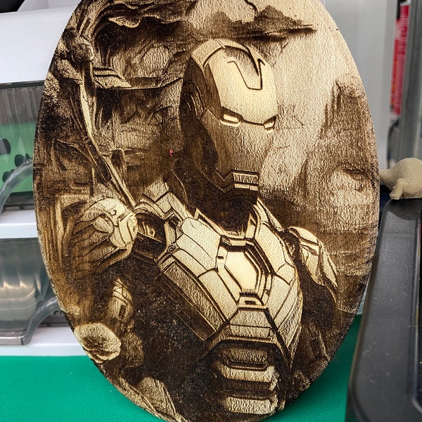 Laser Burn PNG, Laser Engrave Png, Lightburn File, 3D Illusion Laser ...