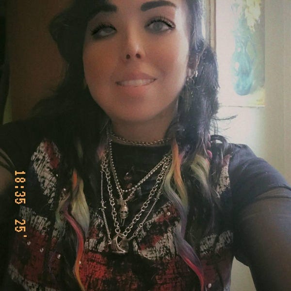 Rave Fairy Colorful Curls - Glitch Rainbow Curly Locs, Synthetic Boho ...