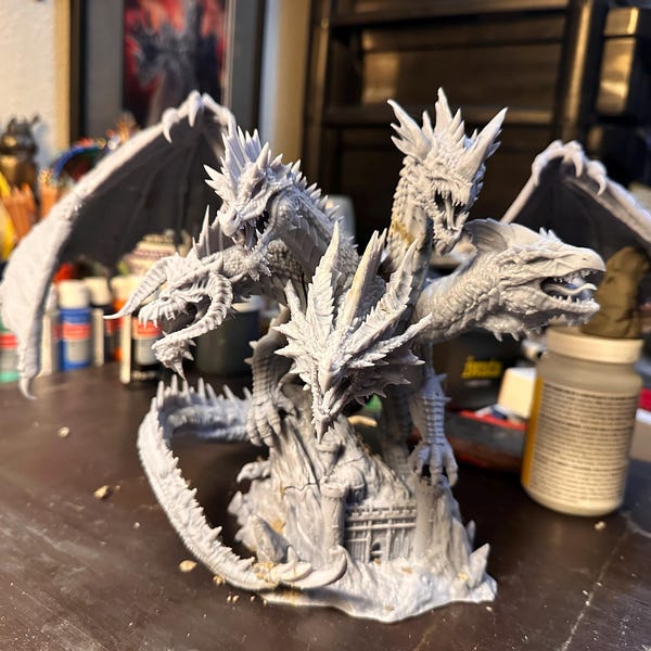 Custom 3D Printed BG3 Baldur's Gate 3 (III) Karlach Miniature/statue (v ...