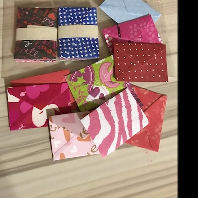 Mini Valentine Envelopes Tiny Valentine Envelopes Mini - Etsy