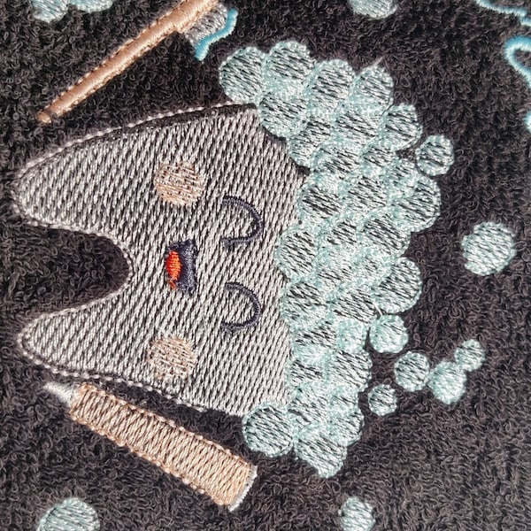 Tooth Embroidery Designs - Toothpaste Machine Embroidery Pattern ...