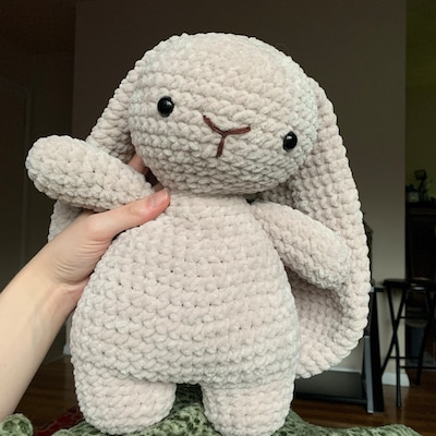 DIGITAL PATTERN: Chonky Bunny Crochet Plushie - Etsy