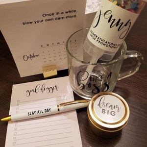 New Job Gift Promotion Gift Box Bosses Day Like A Boss Gift for Co ...