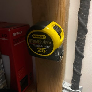 Tape Measure Hanger under Shelf or Wall - Etsy