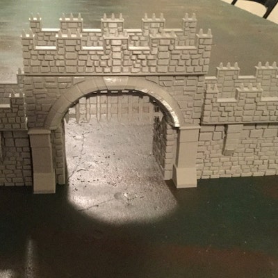 Dnd Winterdale Castle Gatehouse Gate Tabletop Scatter Terrain RPG D&D ...
