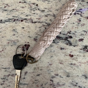 Macrame Keychain Boho Style Keychain Car Keys Accessory - Etsy