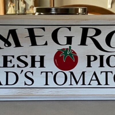 Tomatoes SVG Farm Svg Garden Svg Tomato Sign SVG Homegrown Tomatoes Svg ...