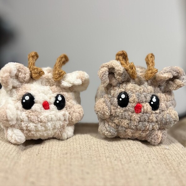 Mini Rudolph Reindeer | NO SEW Crochet Pattern | Quick and Easy 20 ...