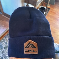 Custom Leather Patch Knit Beanie Design Your Own Personalized Beanie With Company Logo Unisex ...