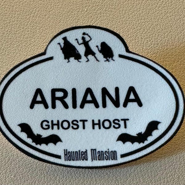 Customized Disney Inspired Name Badges, Keychains, Magnets - Custom ...