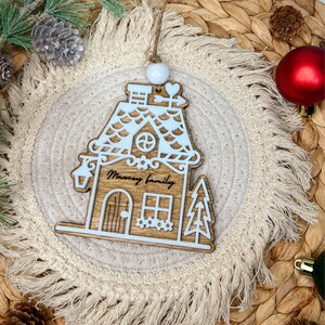 Standing Stacking Candy Gingerbread House Decor Laser Cut Files in SVG ...