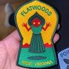 Flatwoods, West Virginia Travel Patch Flatwoods Monster Cryptozoology UFO Alien UAP Flying ...