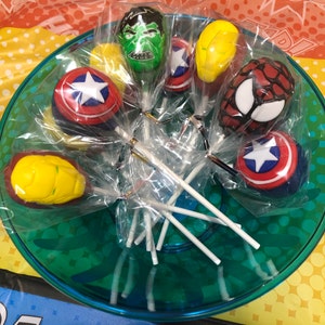 Avengers Themed Cake Pops - Etsy