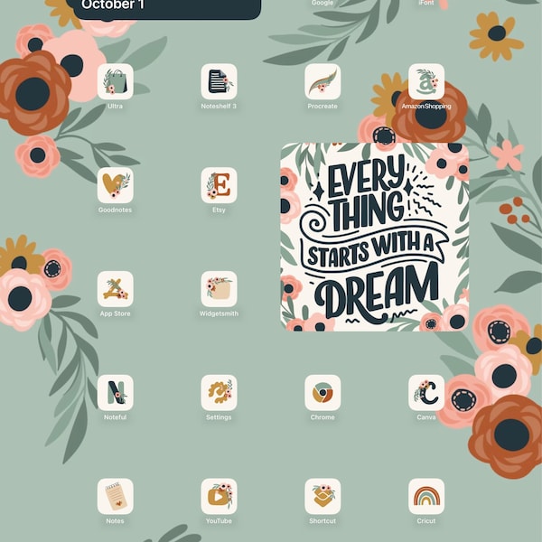 Strawberry Icons for Ios and Android, Cute Strawberries Aesthetic App Icons for iPhone and ...