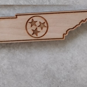 Tennessee Tri Star Flag State Shape Outline Svg Png Dxf Eps Pdf ...