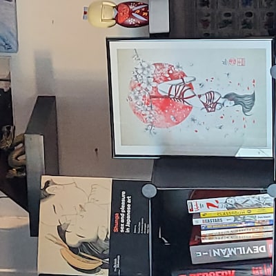 Shibari Heart Shibari Art Illustration Fineart Print - Etsy