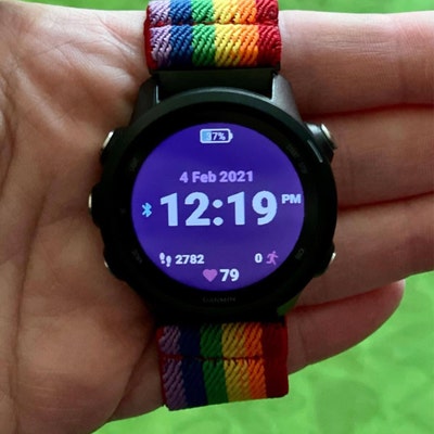 Elastic Fitbit Versa Watch Band Rainbow Pride Versa 1 / 2 / Lite - Etsy