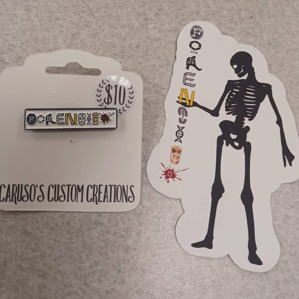 Print on Demand Crime Scene Messy Bun Cushioned Crew Socks Forensics ...