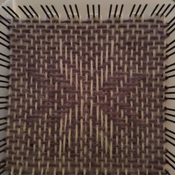 Lady Pin Loom Pattern | Triangle Loom | Weave Loom Pattern | Bolero ...