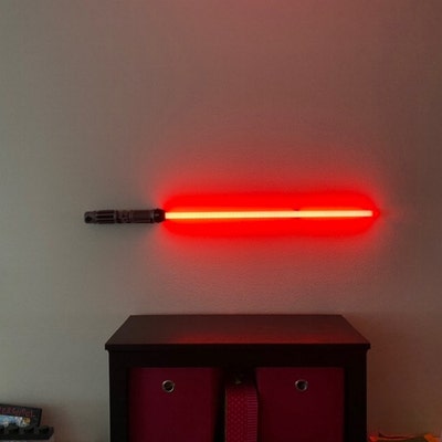 5 X Horizontal Lightsaber Wall Mount, Galaxy's Edge Lightsaber Mount - Etsy