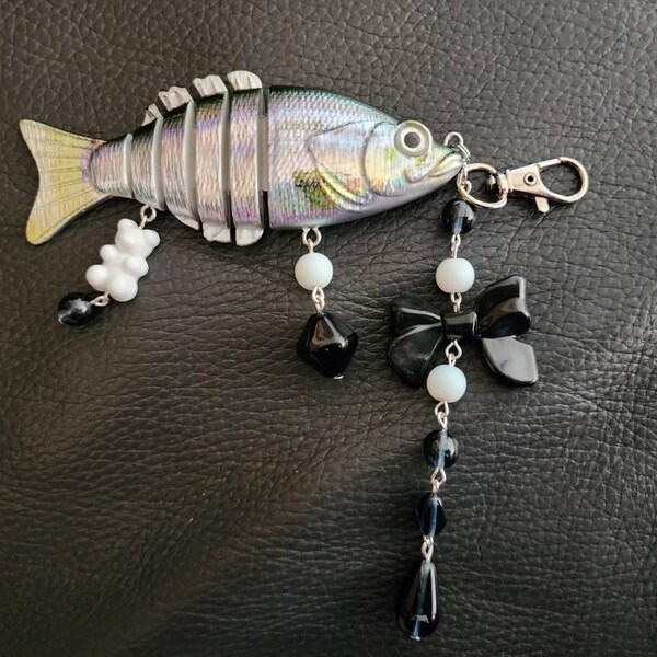 Fish Lure Fidget Keychain With Charms - Etsy
