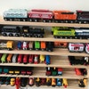 Train Rack Mega Thomas the Tank Wooden Train Display and Storage Wall ...