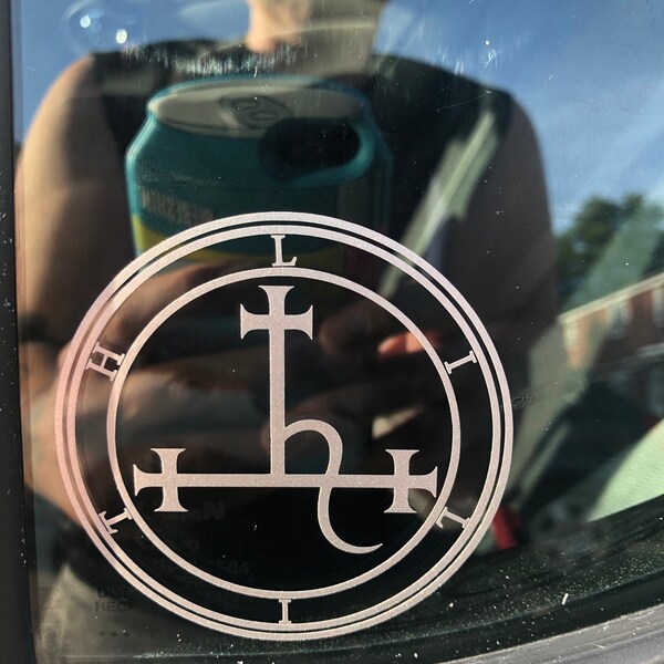 Lilith Sigil Vinyl CAR DECAL Occult, Wiccan Witch, Goddess Symbol - Etsy