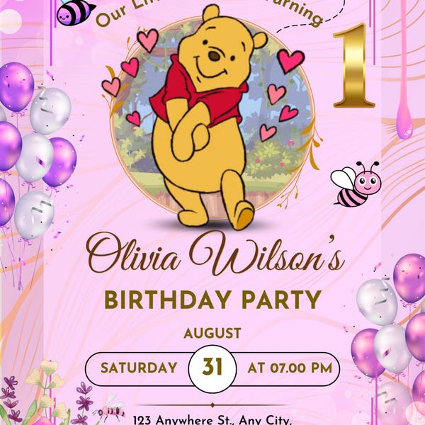 Editable Labubu Birthday Invitation Canva Template | Cute Monster Party ...