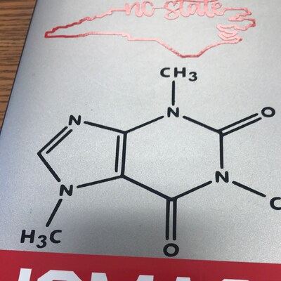 Decal Caffeine Molecule,laptop Decal,laptop Sticker,car Sticker,car ...