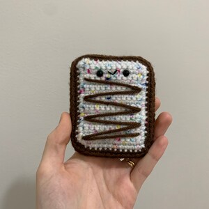 Toaster Pastry Keychain PDF Crochet Pattern | Etsy