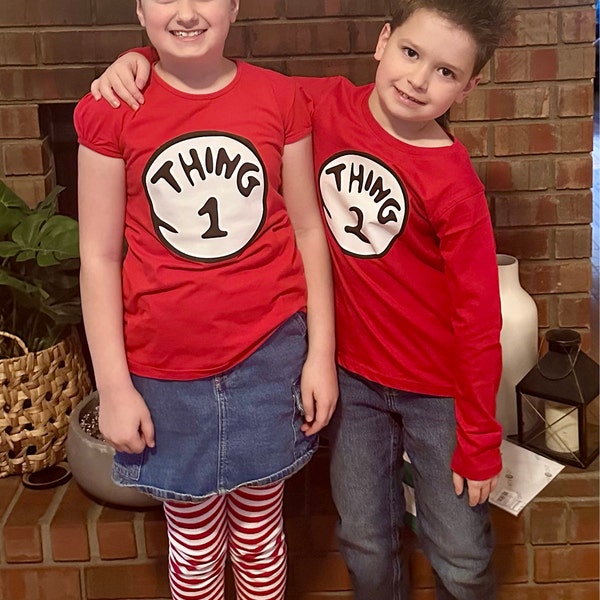 Thing 1 and Thing 2 Layered Svg Png - Etsy