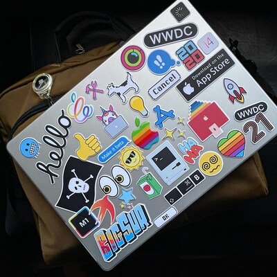 WWDC2020-WWDC2021 Same Sticker Full Set of 14 and Full Set of 42 - Etsy