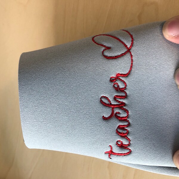 Teacher Embroidery Design, MACHINE EMBROIDERY, Teacher Love, Best ...