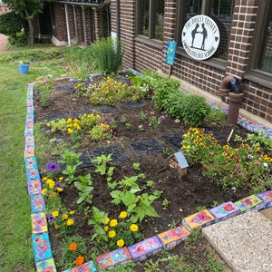 Painted Bricks, Garden Bricks - Etsy