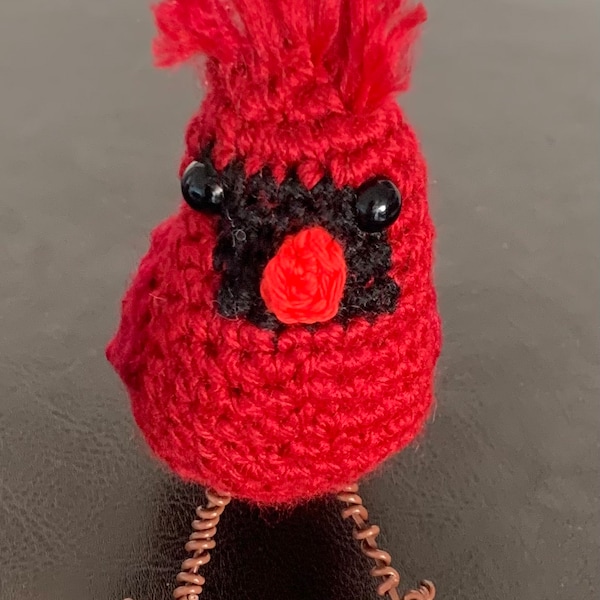 Lifelike Cardinal Bird Crochet Pattern - Etsy