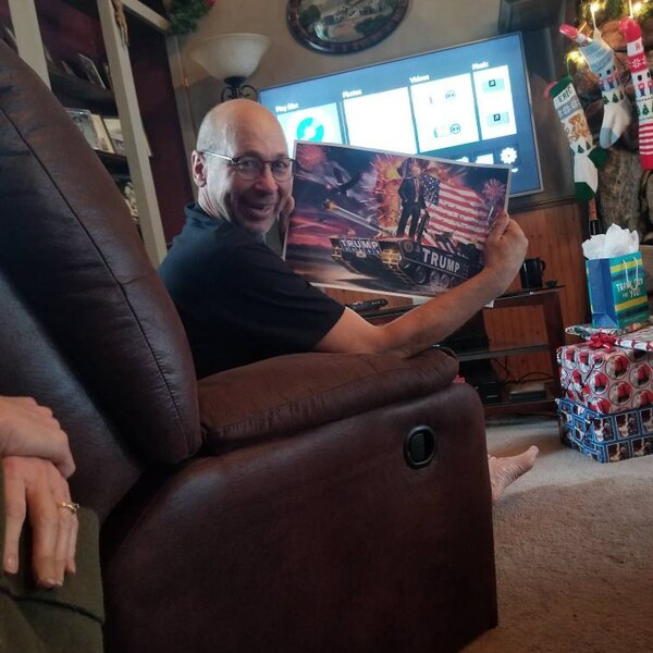 Poster - Richard Nixon Fighting a Sabertooth Tiger - Epic American ...